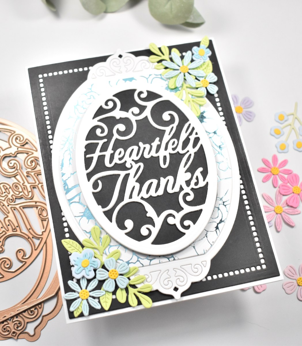 Spellbinders Heartfelt Thanks from the Beautiful Sentiment Vignettes ...
