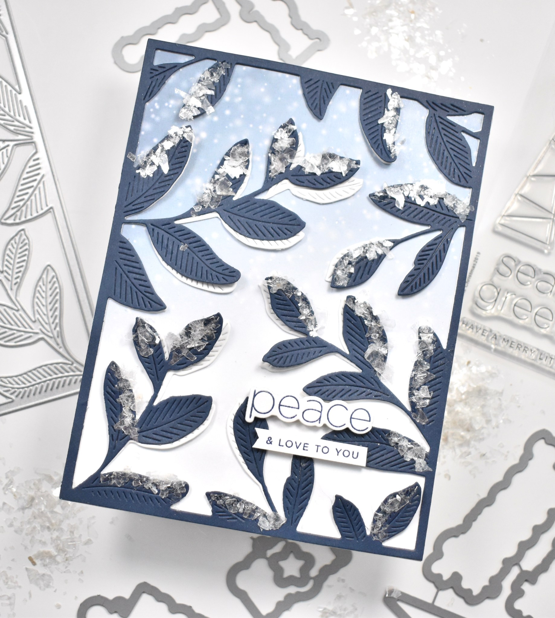 Simon Says Stamp Laurel Peace – REDSAS