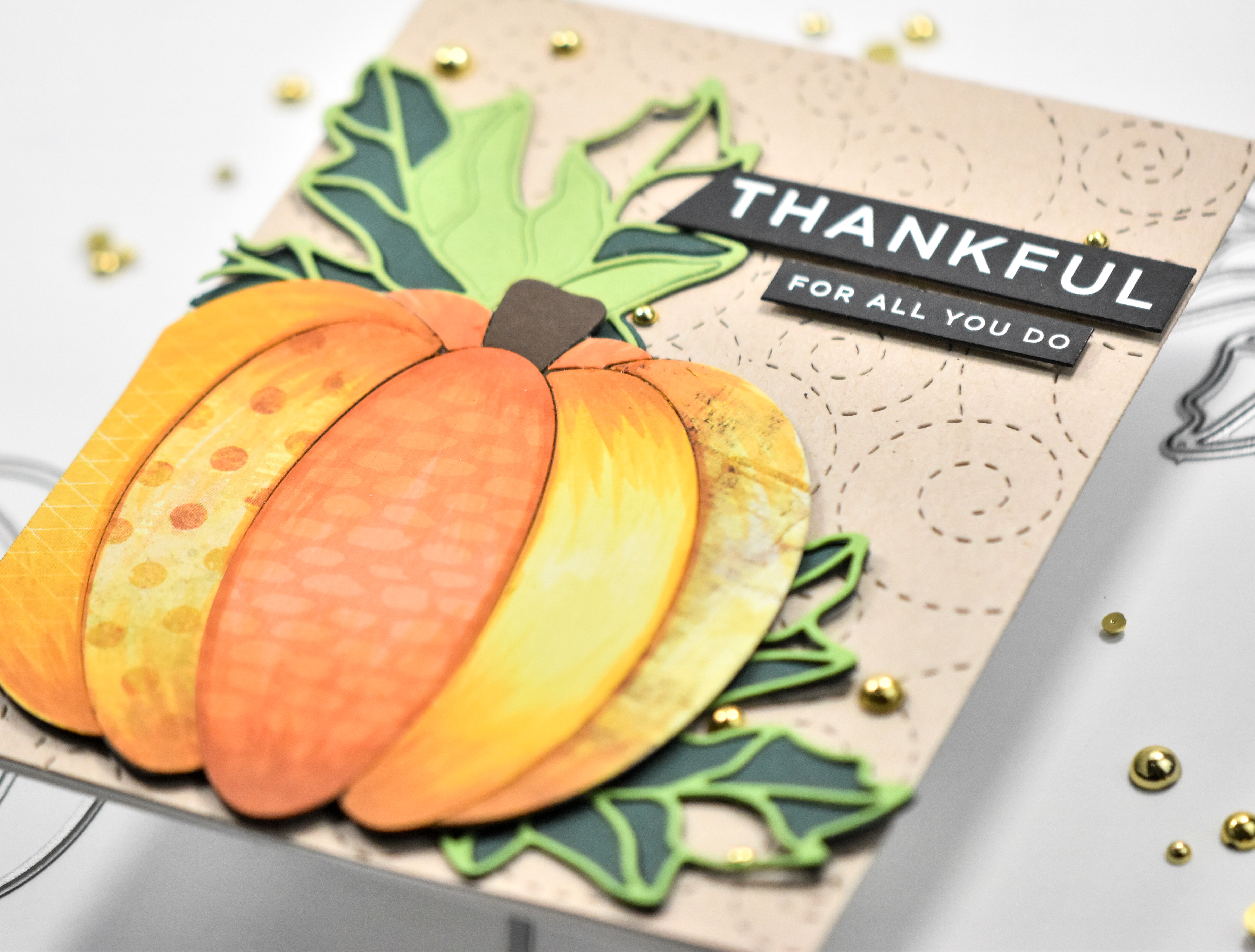 Simon Says Stamp Thankful Layered Pumpkin – REDSAS