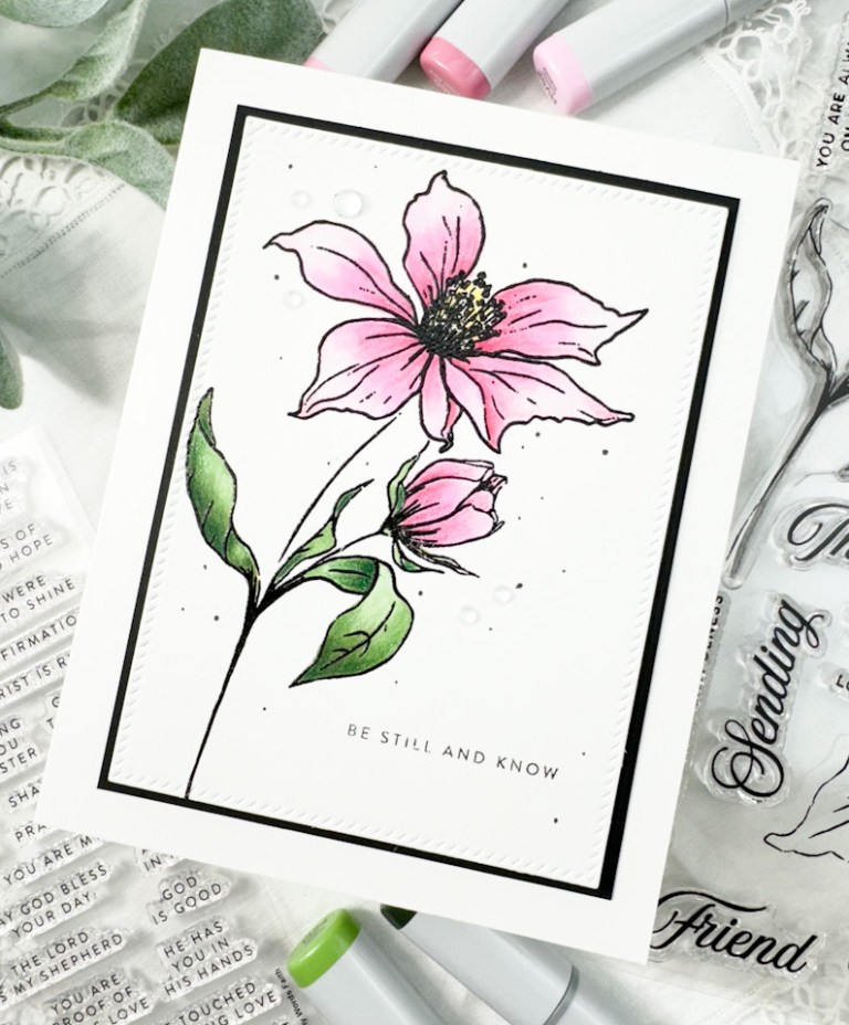 Simon Says Stamp Be Still Flower – REDSAS