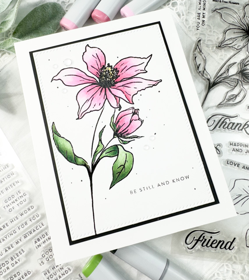 Simon Says Stamp Be Still Flower – REDSAS