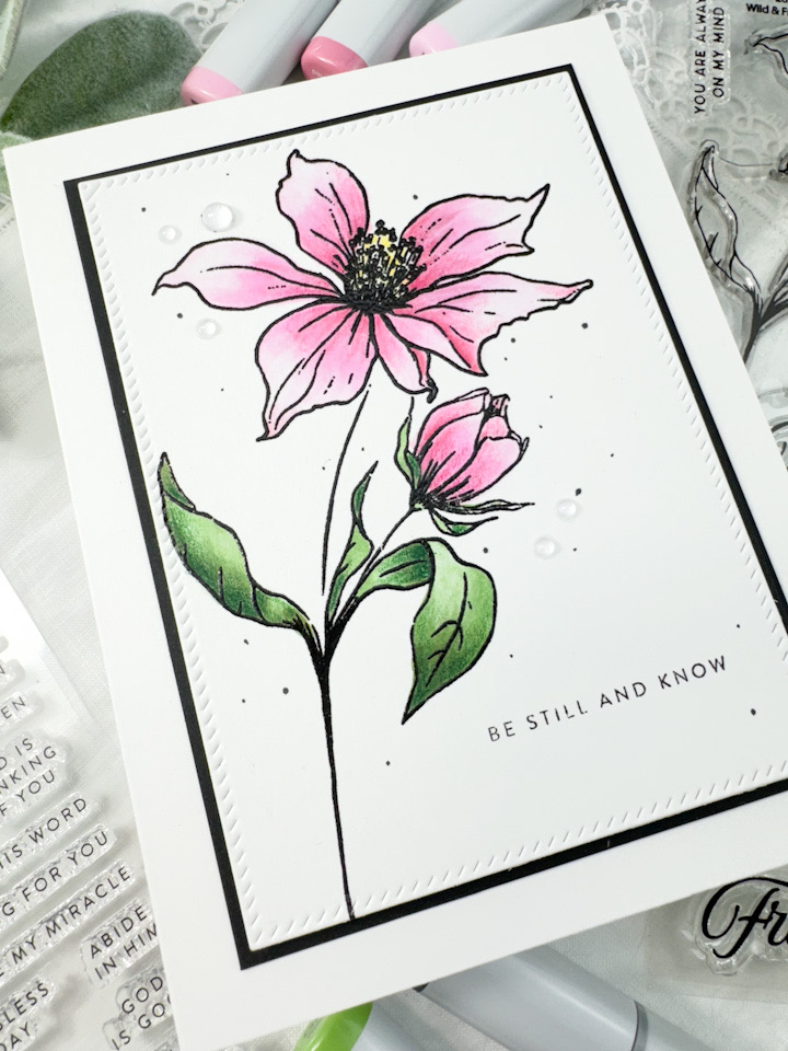 Simon Says Stamp Be Still Flower – REDSAS
