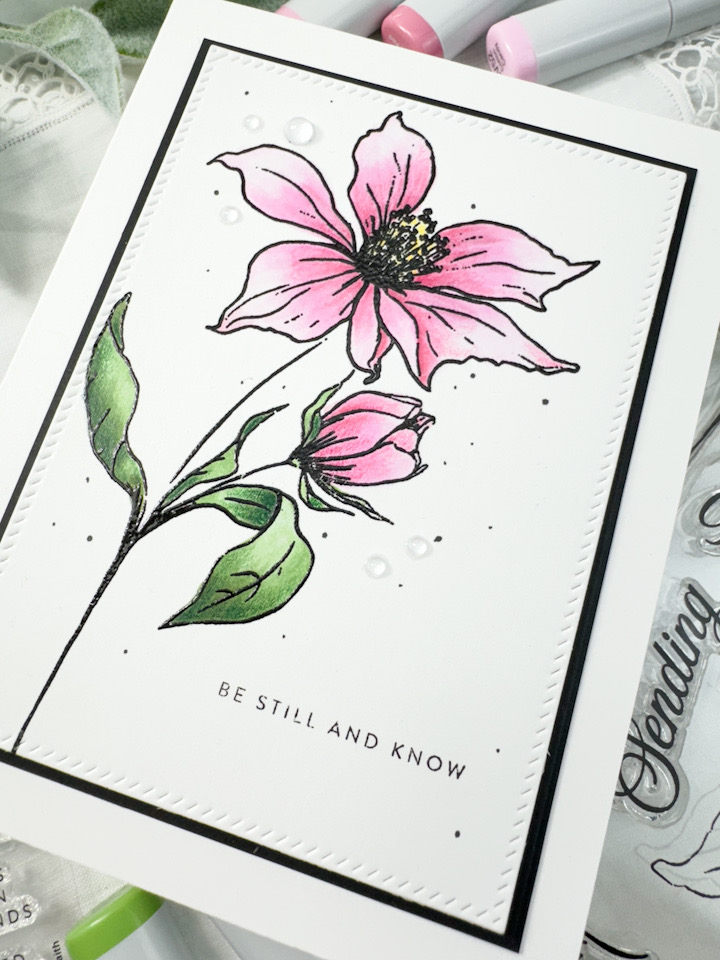 Simon Says Stamp Be Still Flower – REDSAS