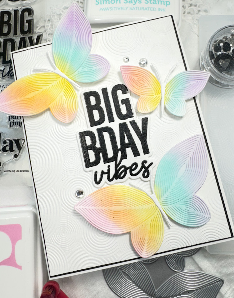 Simon Says Stamp Big Birthday Butterflies – REDSAS