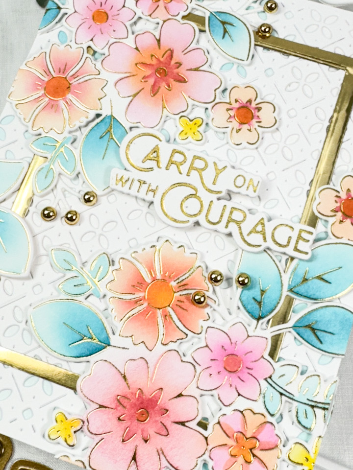 PinkFresh Studio May Challenge – Flower Power – REDSAS