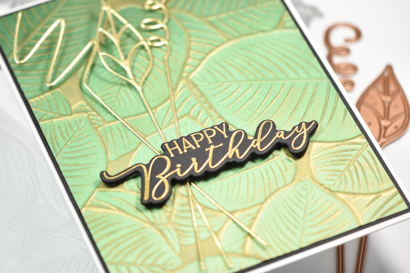 Spellbinders Lush Birthday – REDSAS