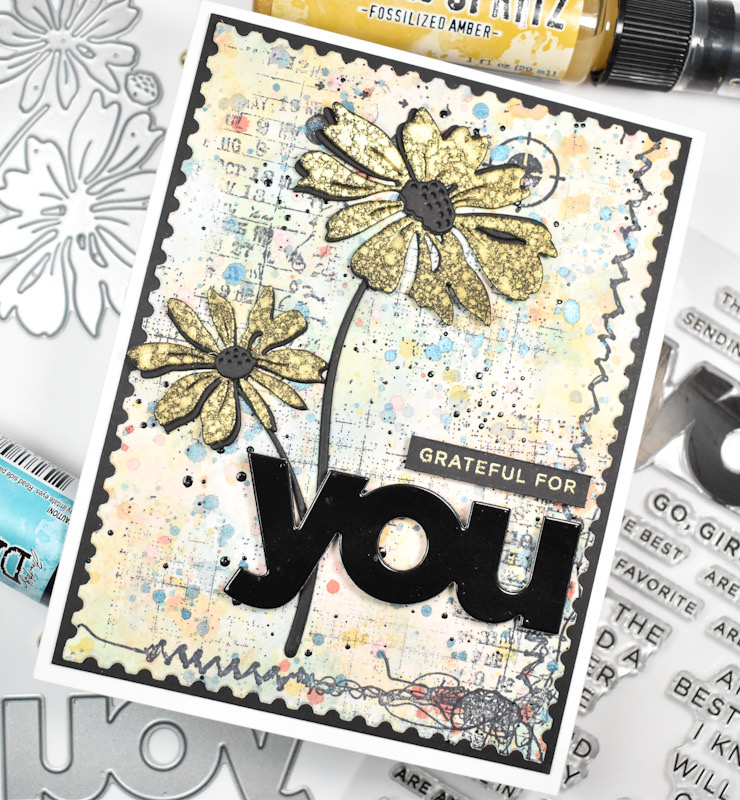 Simon Says Stamp Grateful For You Cosmos – REDSAS