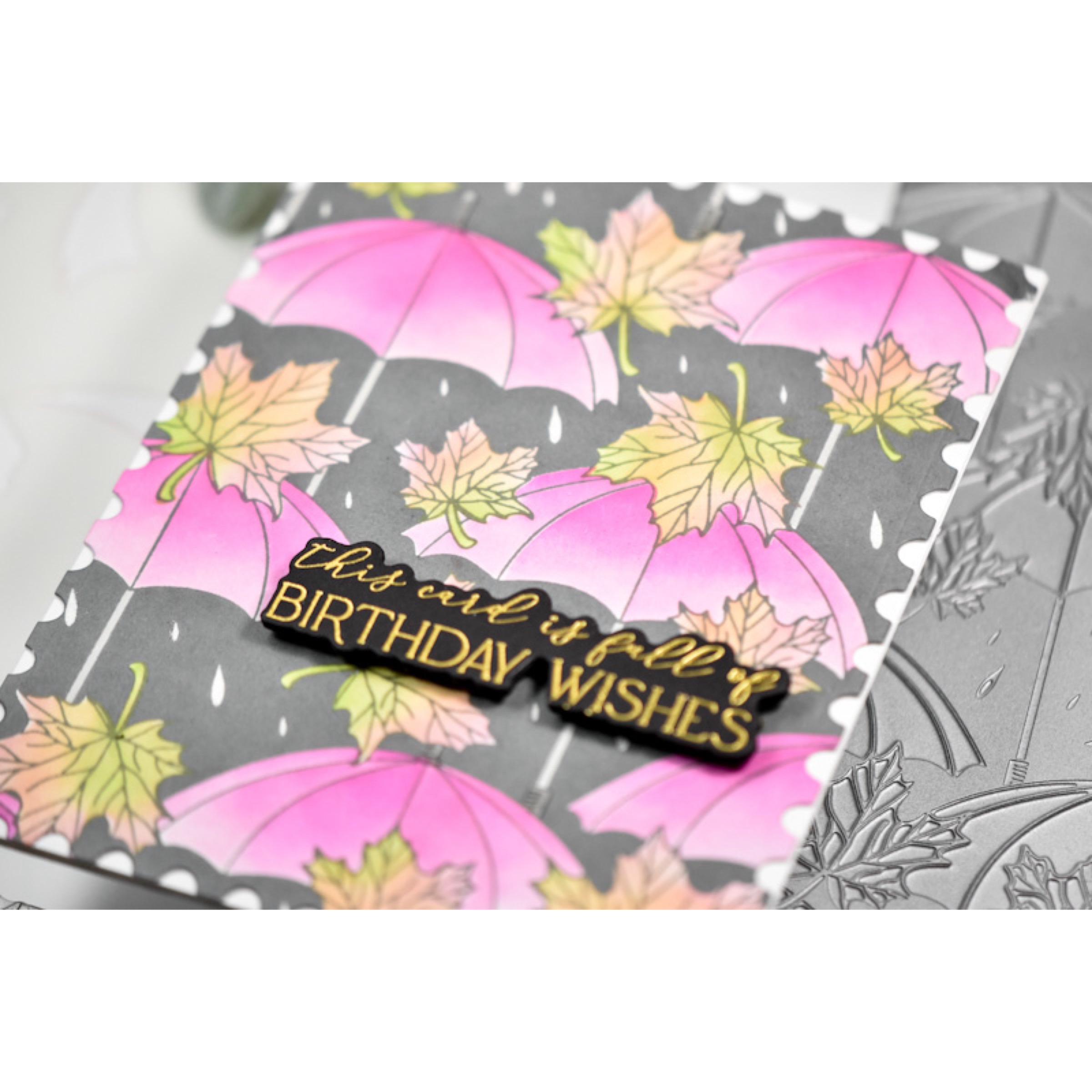 Spellbinders Rainy Birthday Wishes – REDSAS
