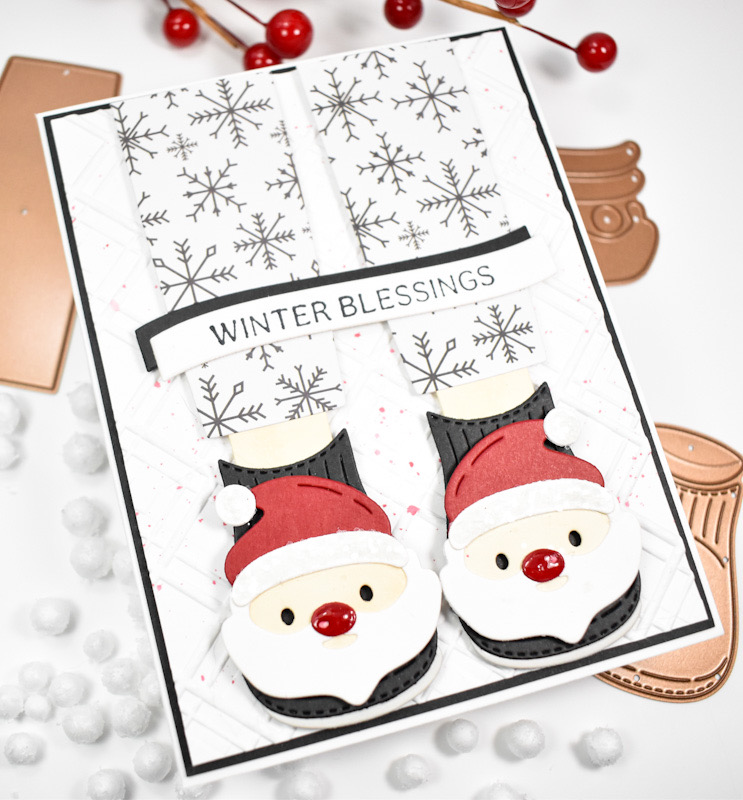 Spellbinders October 2024 Large Die of the Month Cozy Toes Slippers ...