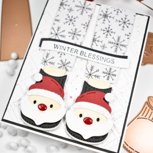 Spellbinders October 2024 Large Die of the Month Cozy Toes Slippers ...