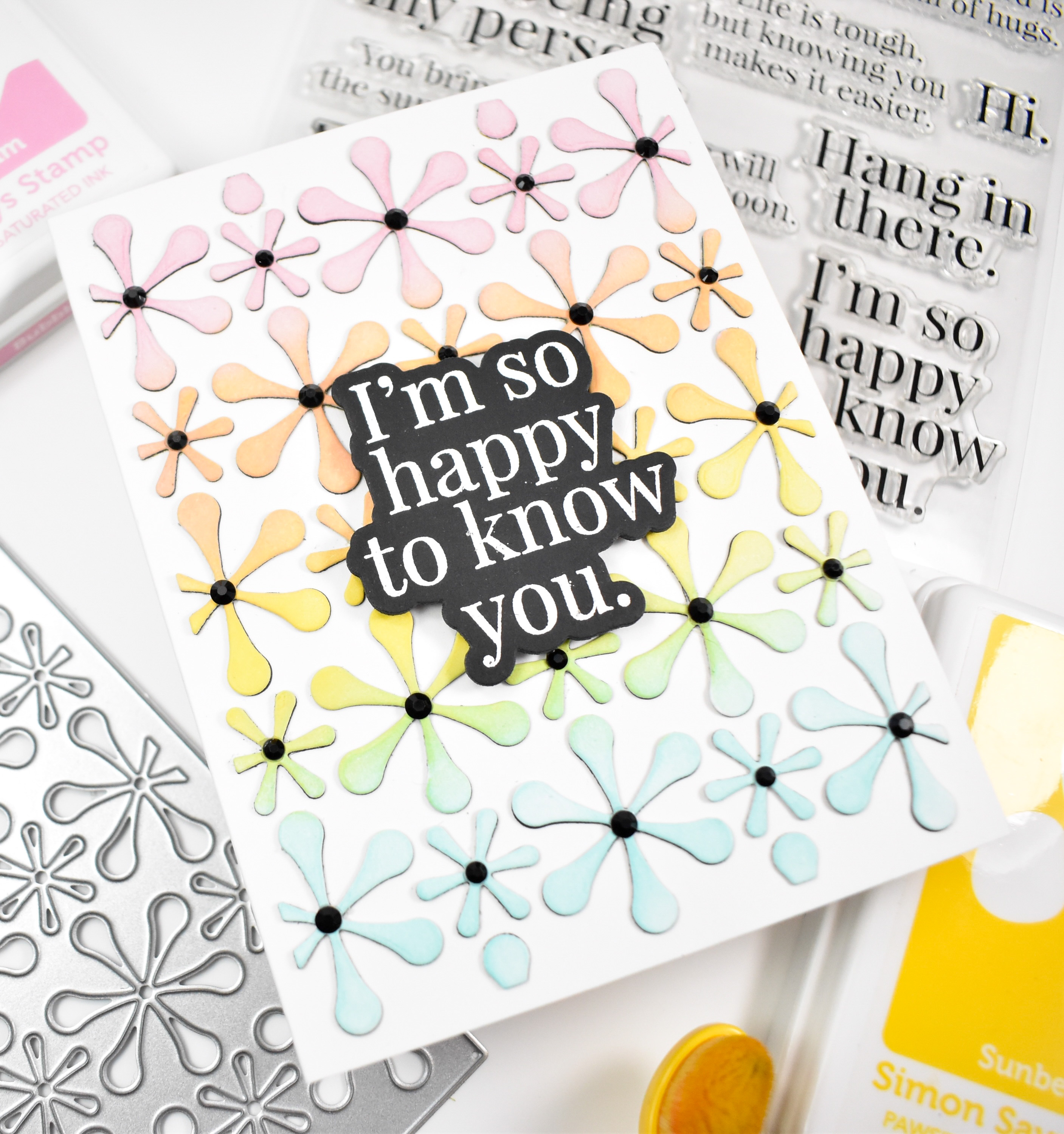 Simon Says Stamp Nifty Happy to Know You – REDSAS