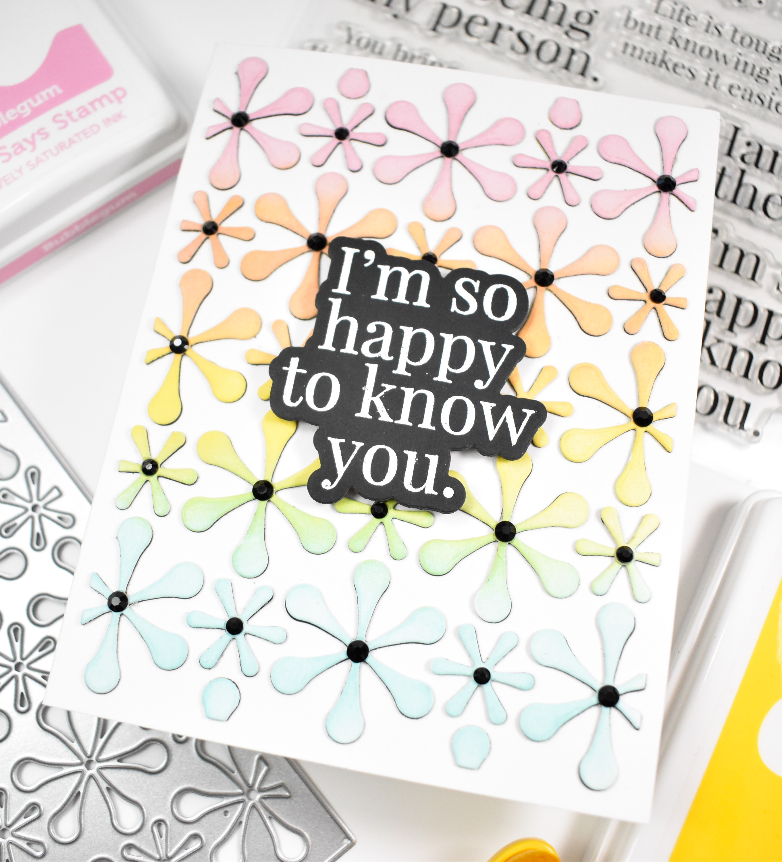 Simon Says Stamp Nifty Happy to Know You – REDSAS