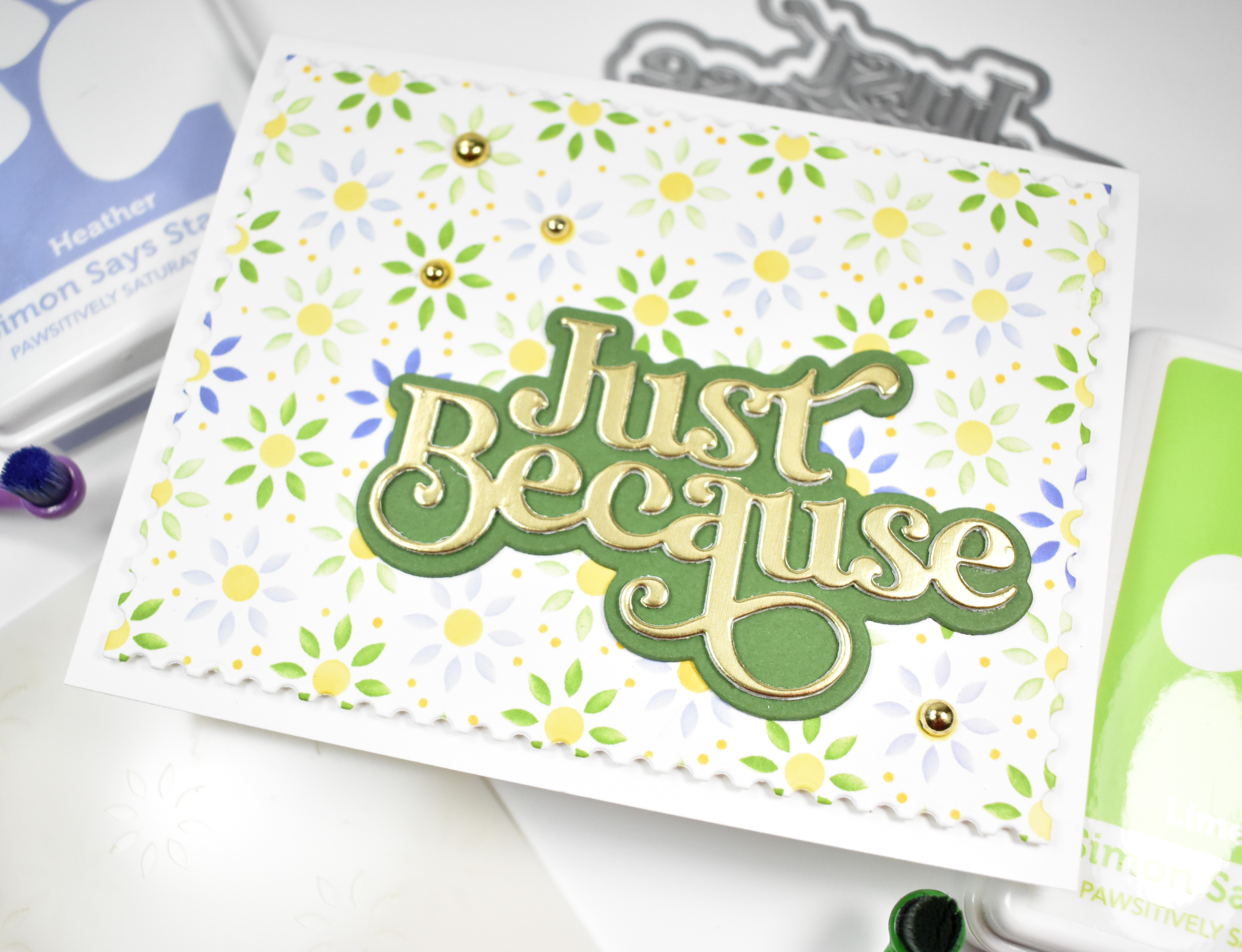 Simon Says Stamp Mosaic Just Because – REDSAS
