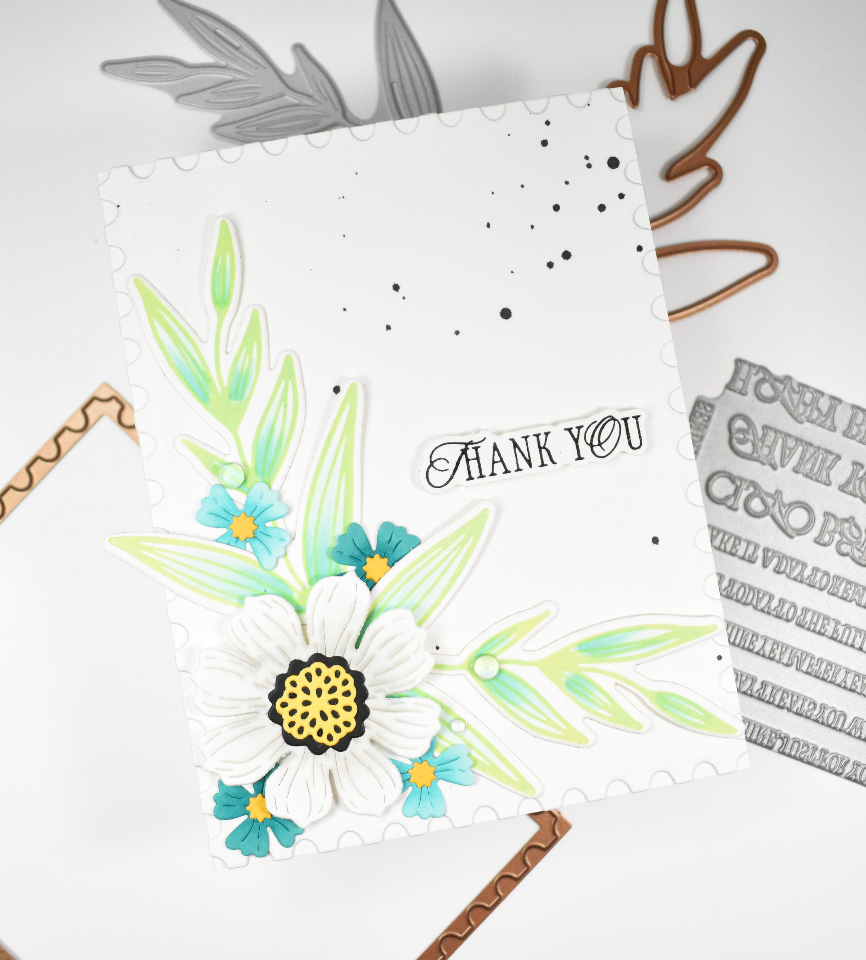 Spellbinders Thank You Botanical – REDSAS