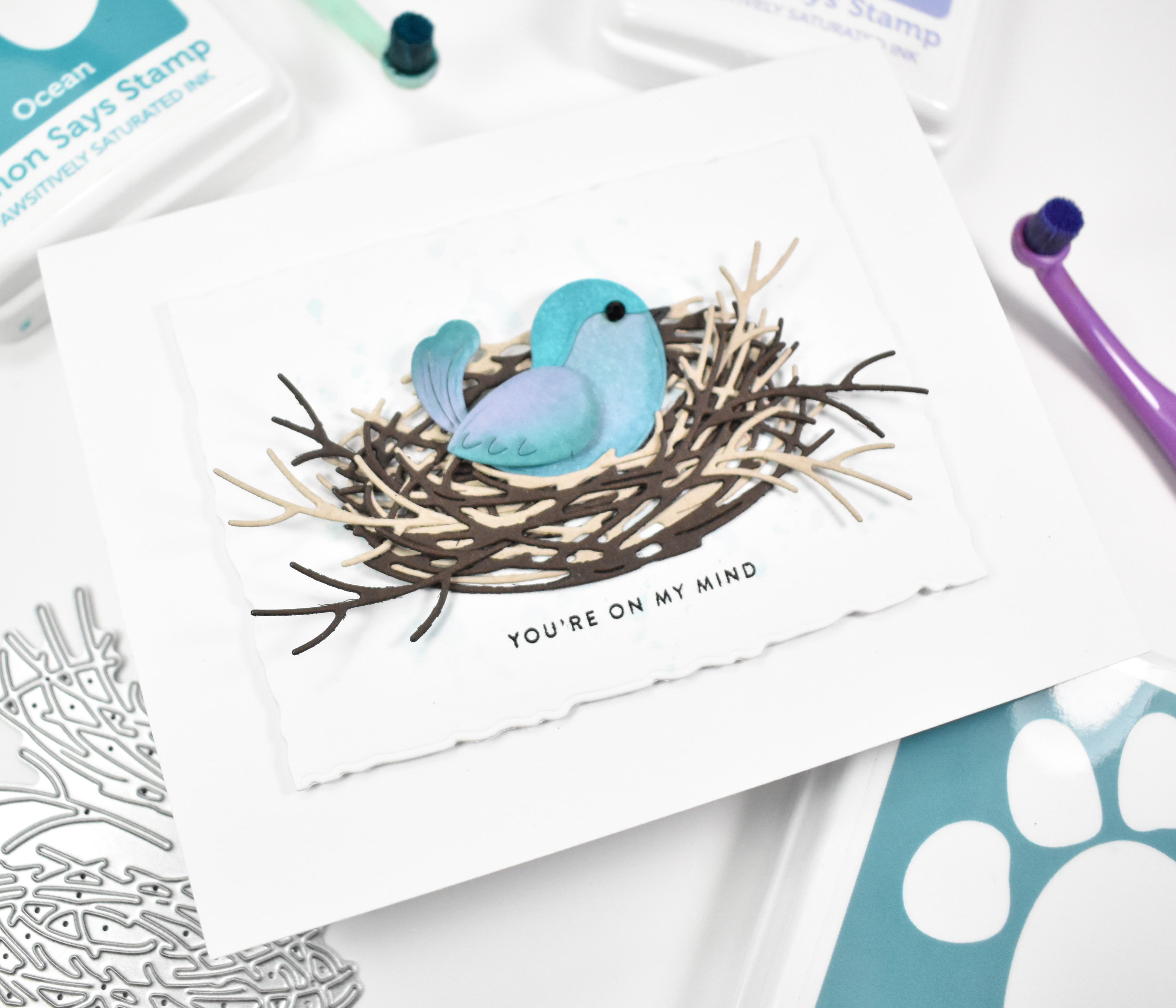 Simon Says Stamp Nesting Bird – REDSAS