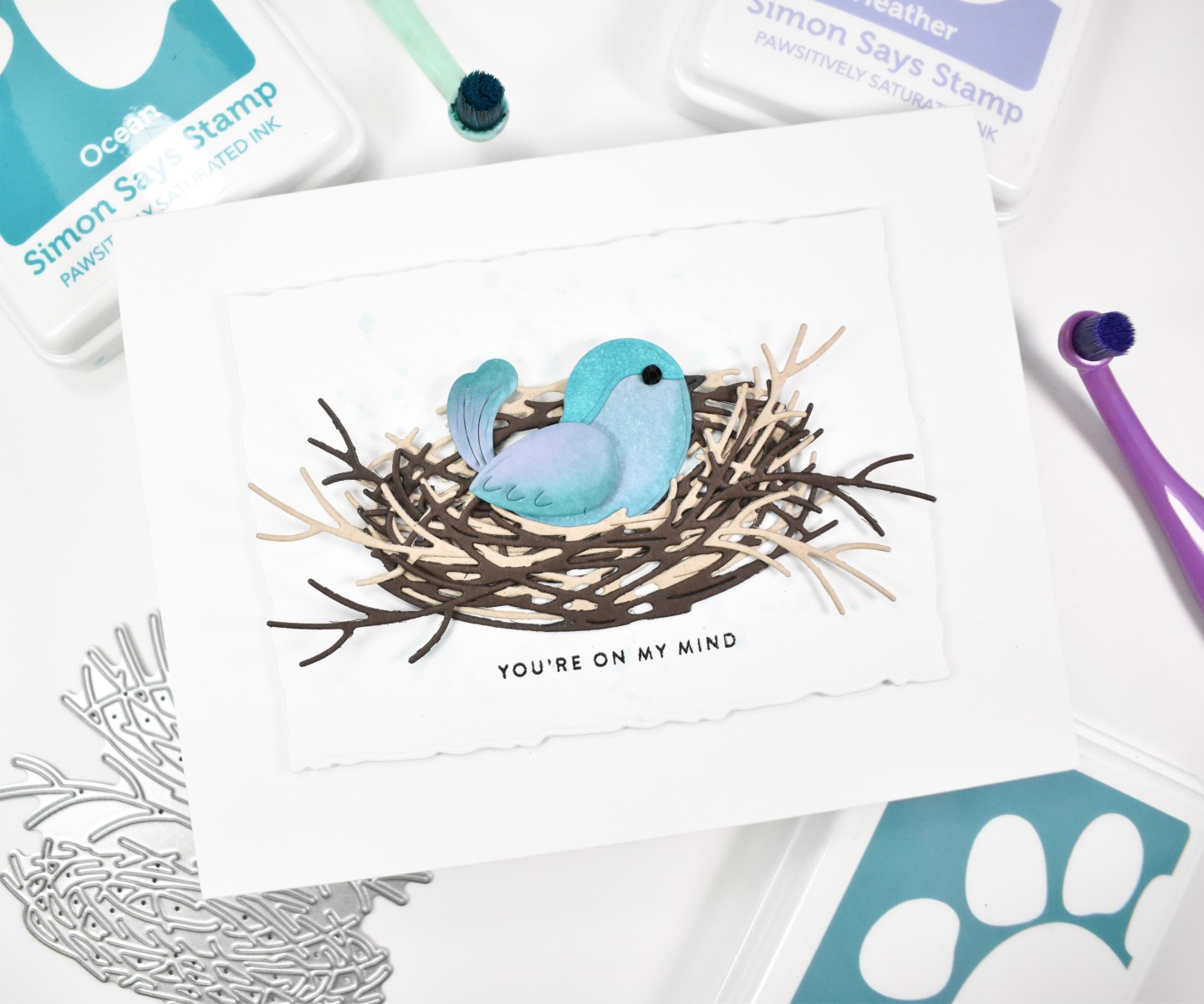 Simon Says Stamp Nesting Bird – REDSAS