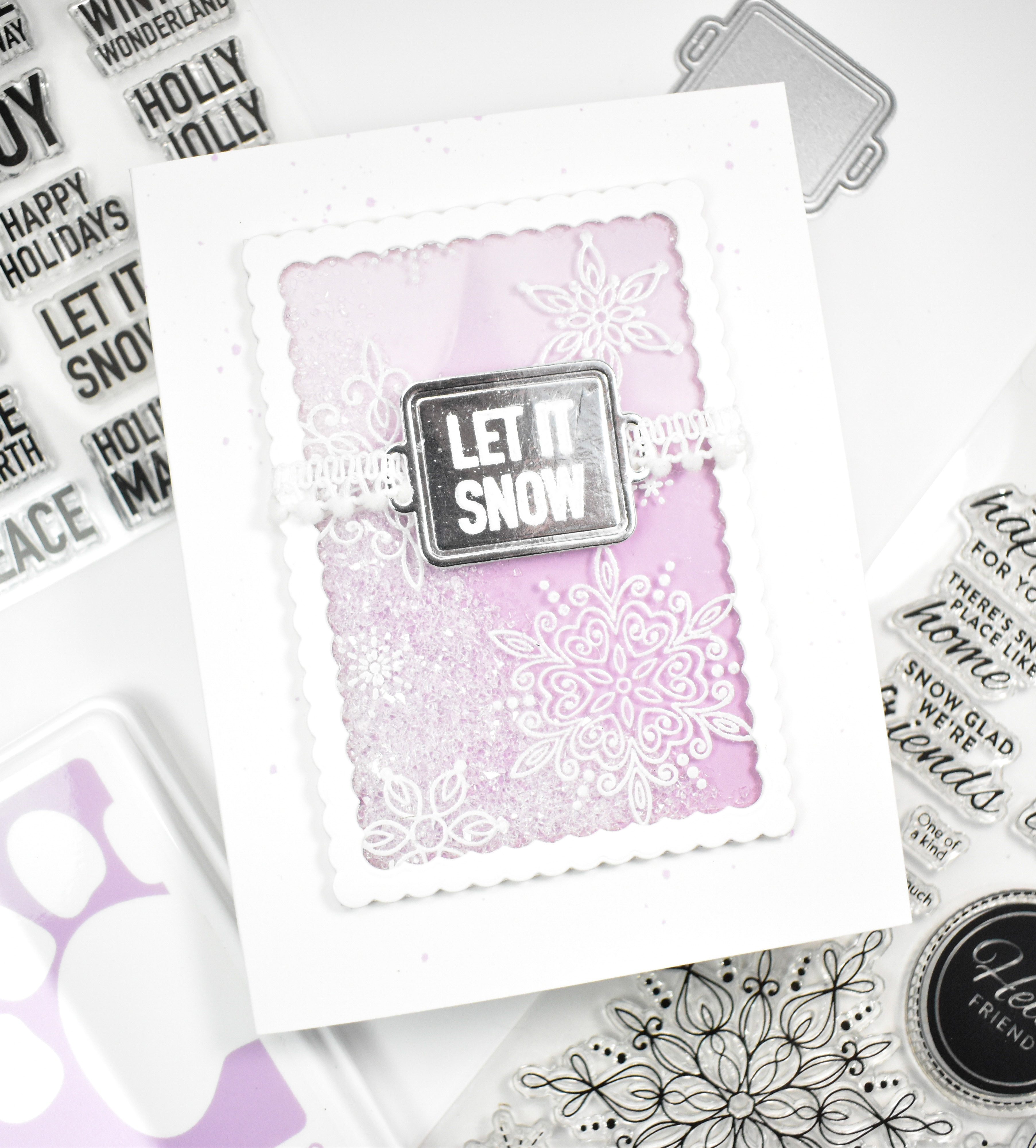 Simon Says Stamp Snowy Plaque Slide – REDSAS