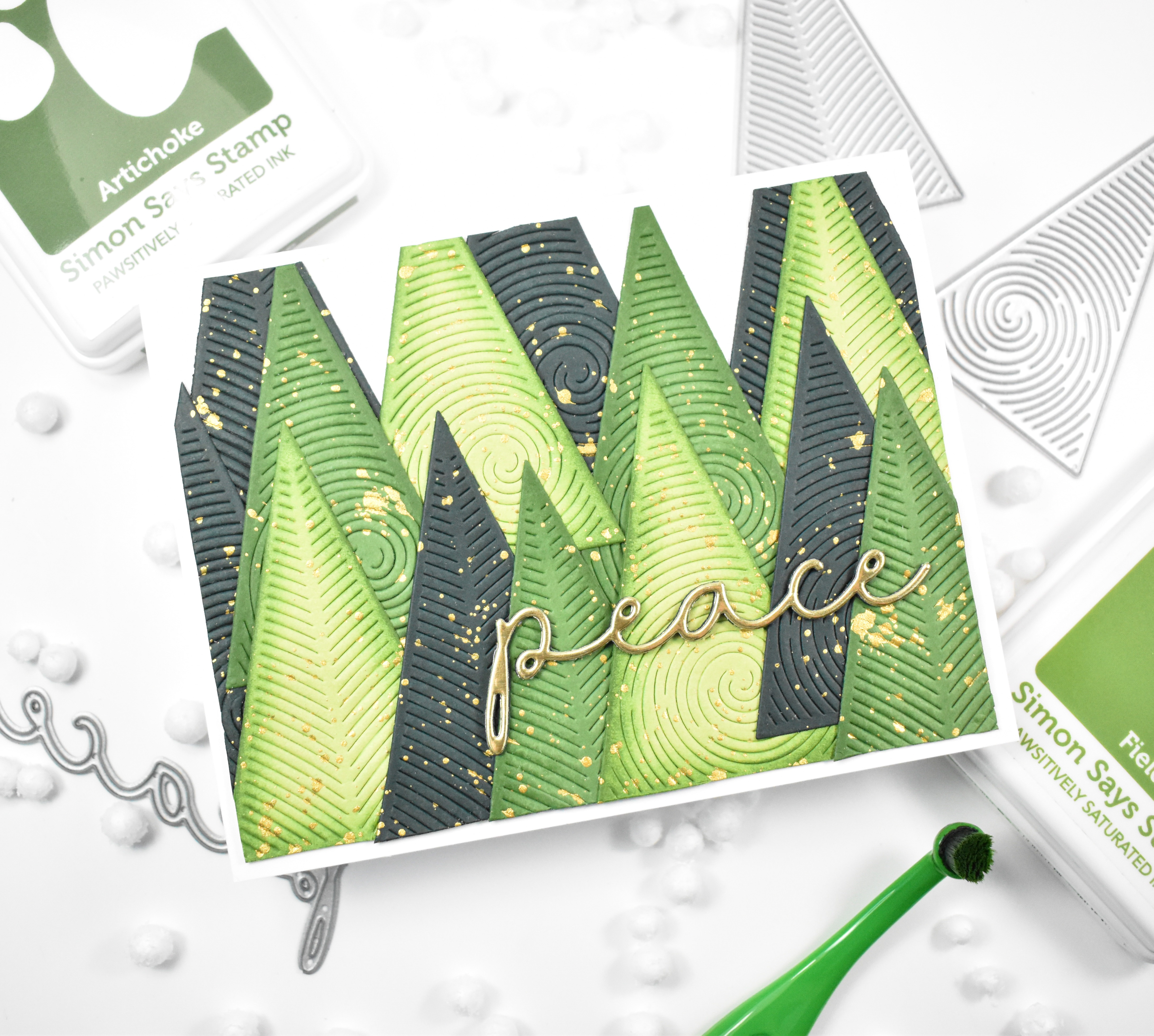 Simon Says Stamp Triangle Trees – REDSAS